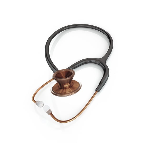 MDF MD One® EPOCH® Titanium Stethoscope - Black / Cyprium - Stethoscope ...