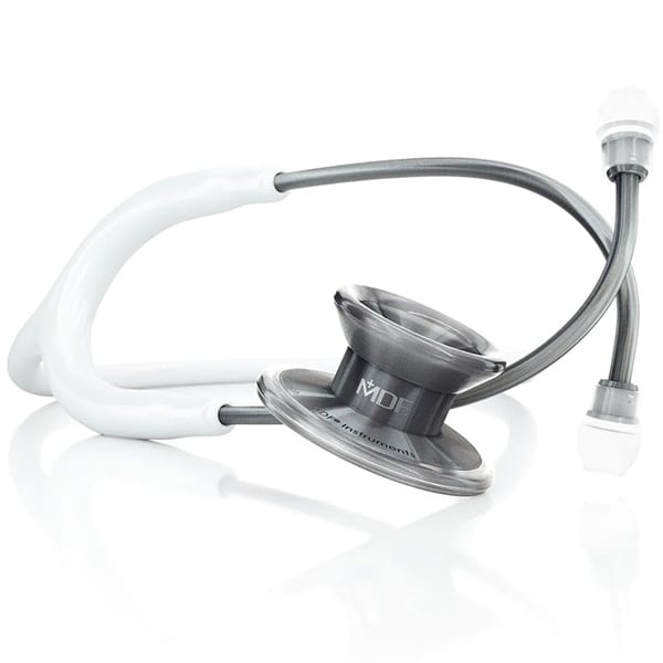 MDF MD One® EPOCH® Titanium Stethoscope - White / Metalika ...