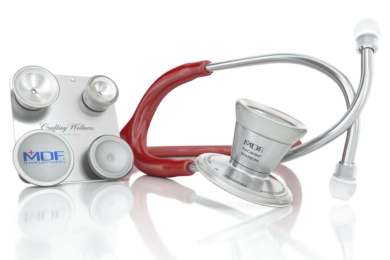 MDF ProCardial® C3 Titanium Stethoscope Adult/Pediatric/Infant ...