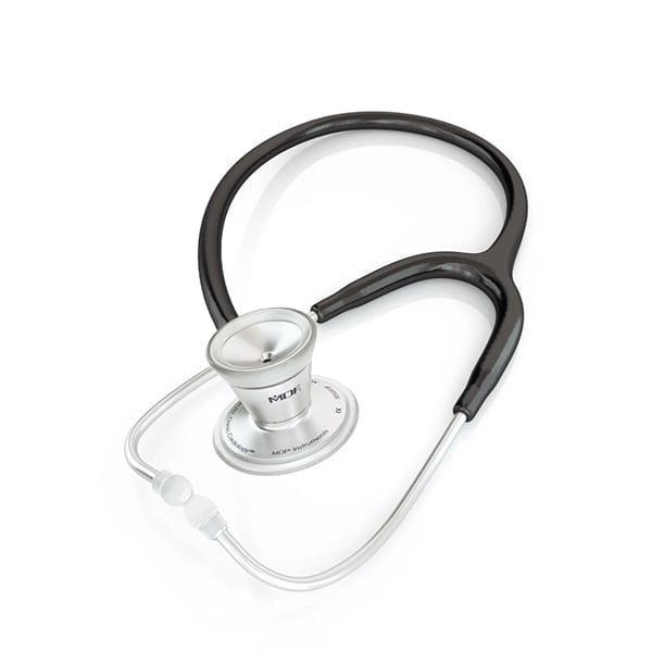 MDF ProCardial® Stainless Steel Stethoscope - Black / Silver ...