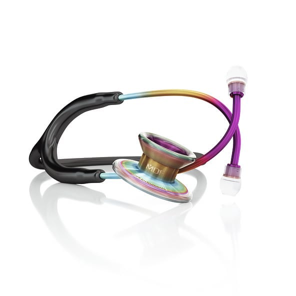 MDF MD One® EPOCH® Titanium Stethoscope - Black / Kaleidoscope ...