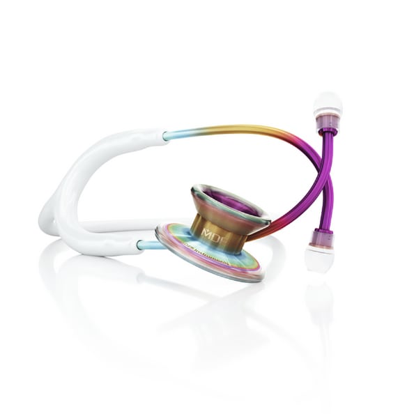 MDF MD One® EPOCH® Titanium Stethoscope - White / Kaleidoscope ...