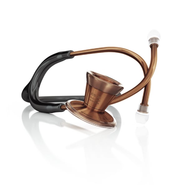 MDF ProCardial® Titanium Stethoscope - Black / Cyprium - Stethoscope ...